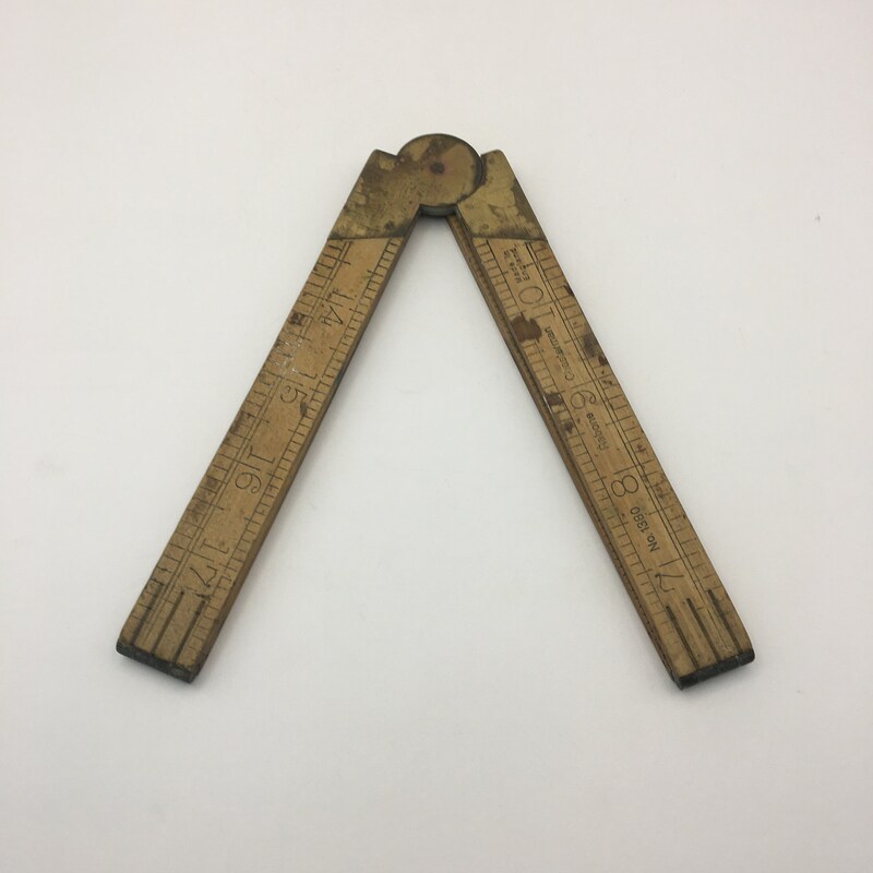 Folding Wood Ruler - Etsy