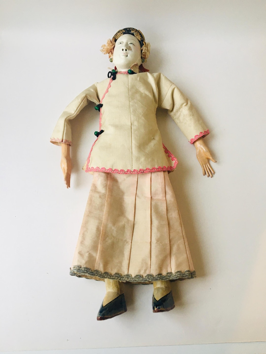 Antique Chinese Opera Doll Qing Dynasty 1880, Chinese Doll, Porcelain ...