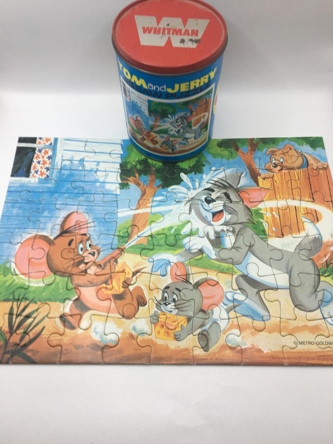 Vintage 1970s Tom and Jerry Jigsaw Puzzle Whitman Puzzles, Children’s ...