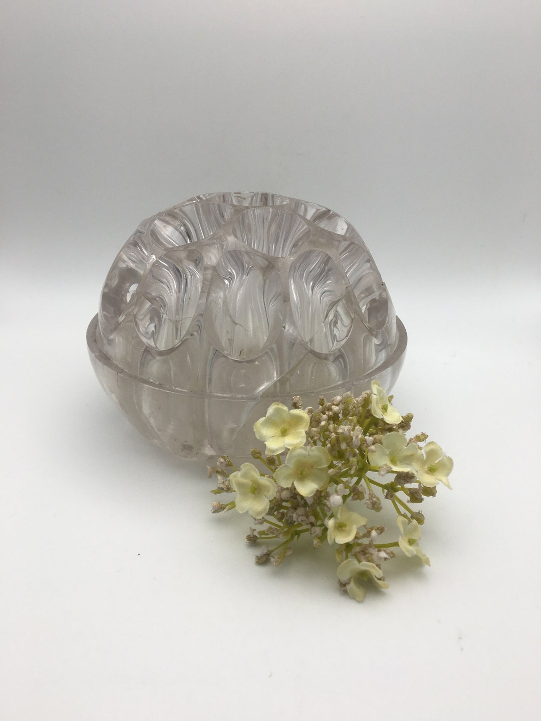Vintage Flower Frog, Flower Pin, Vintage Flower Holder, Fresh Dried or ...