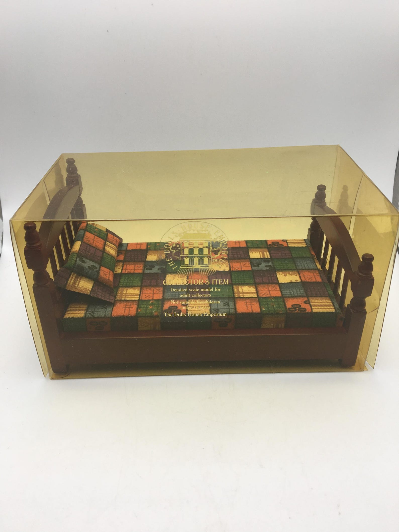Vintage Dolls House Bed 1:12th Scale Bedroom Furniture - Etsy