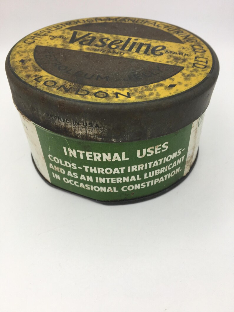Pair of Vintage Vaseline Tins, Medical Advertising Collectibles - Etsy