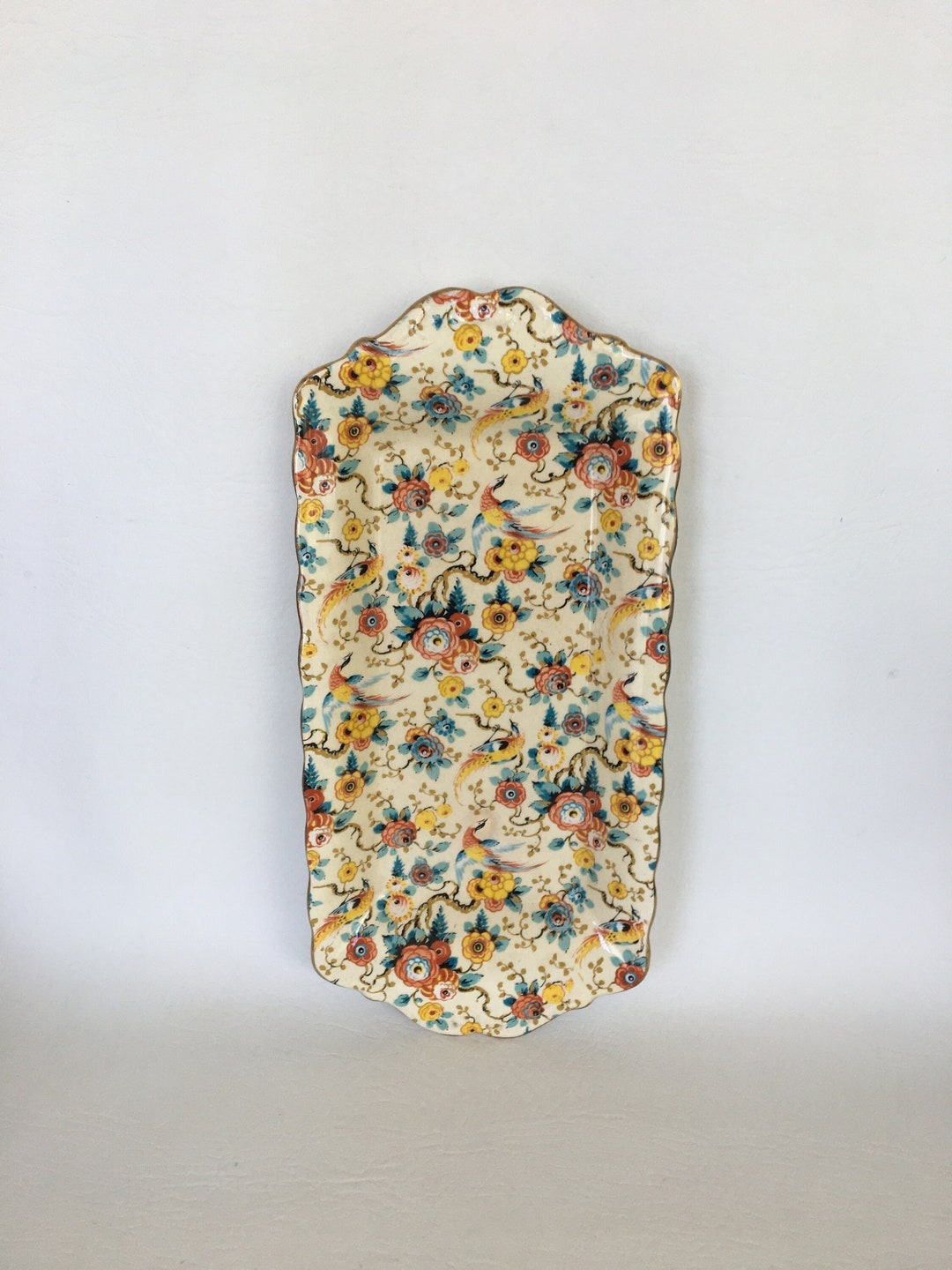 Vintage Kirklands Embassy Ware Cake Plate Sandwich Platter - Etsy