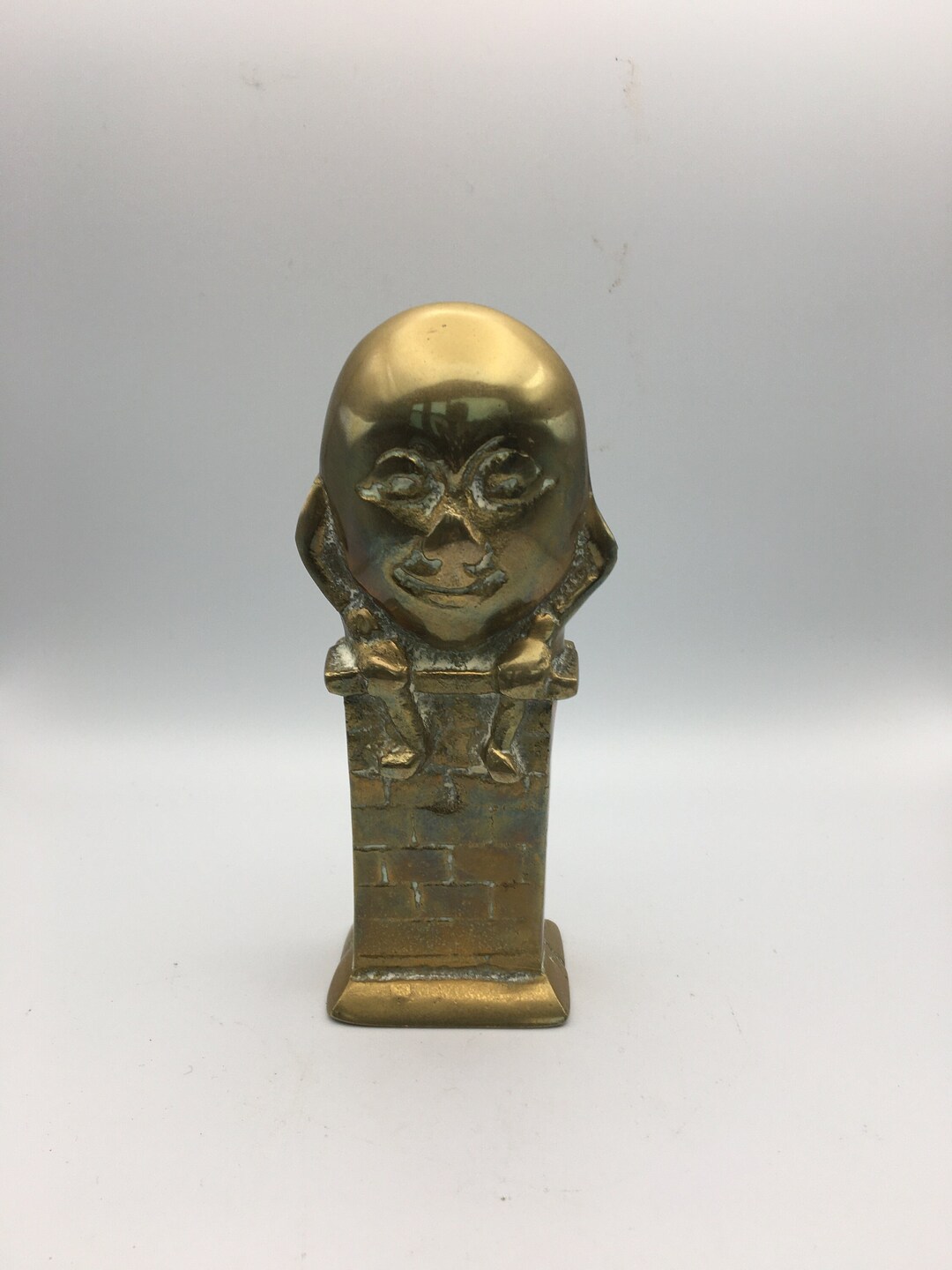 Vintage Brass Money Box, Humpty Dumpty Piggy Bank, Humpty Figure ...
