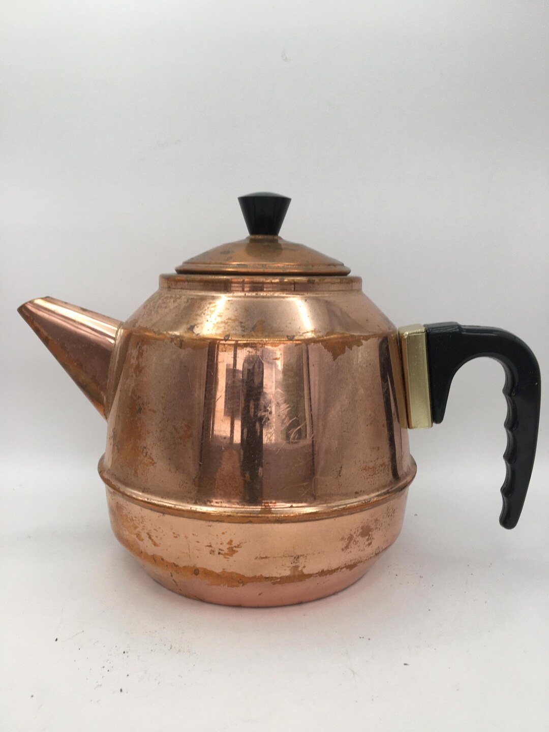 Vintage Copper Kettle /teapot Simplex Patent Copper Kettle, Made in England, Farmhouse Kitchen ...