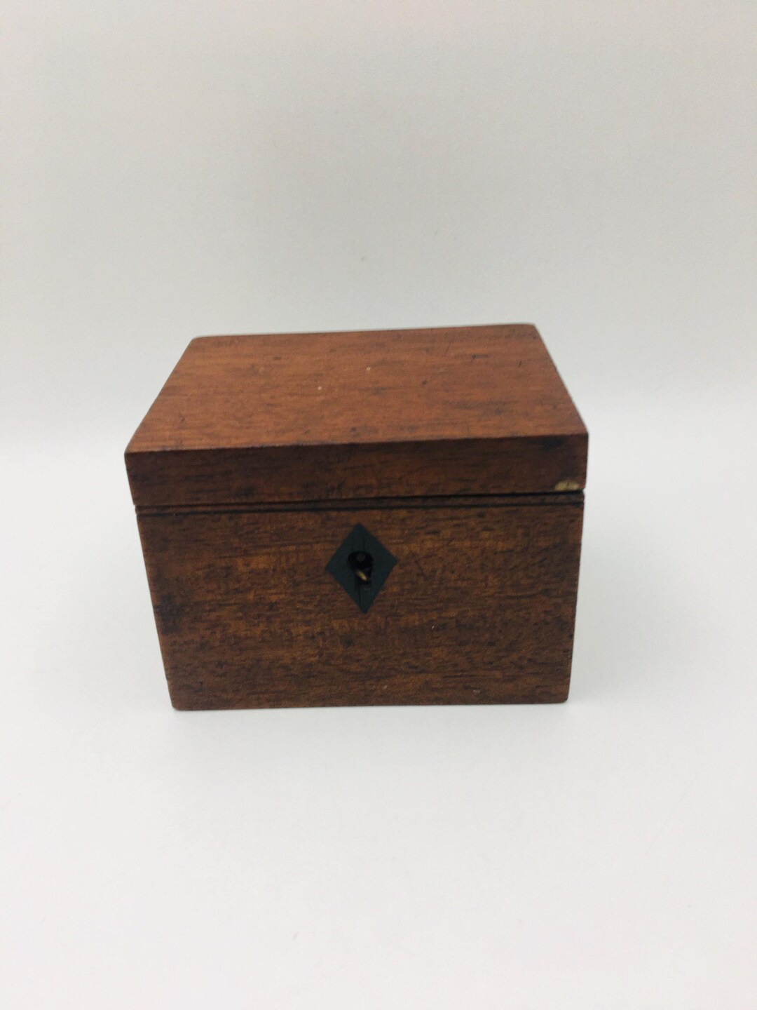 Antique Georgian Small Tea Caddy, Wooden Tea Chest, Storage Box ...