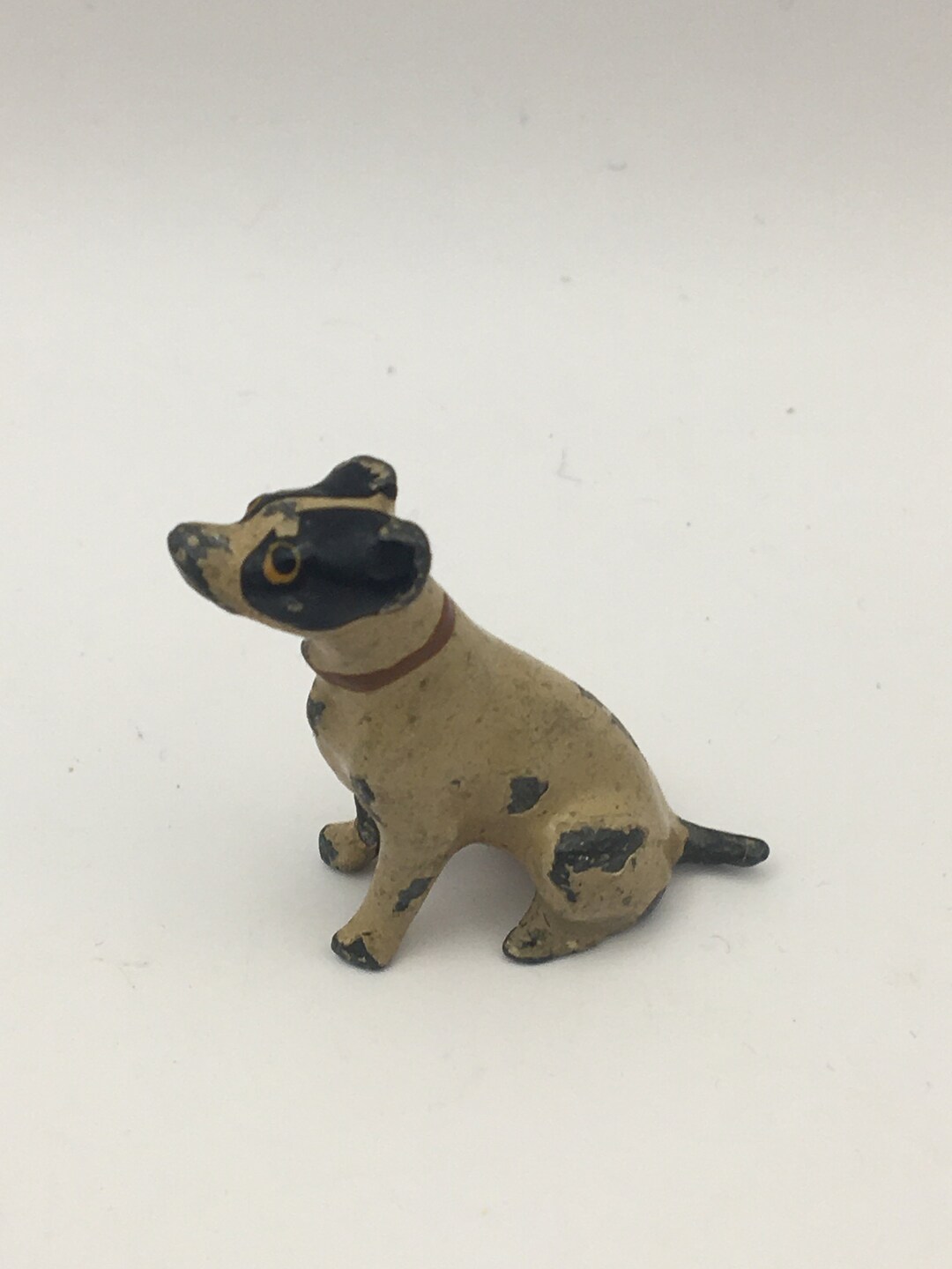 Rare Vintage Miniature Dog Cold Painted Lead Dog Animal - Etsy