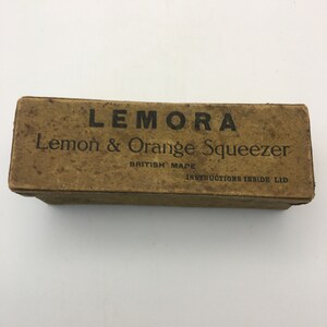 Vintage Lemon & Orange Squeezer 1930s, Lemora Squeezer, Food ...