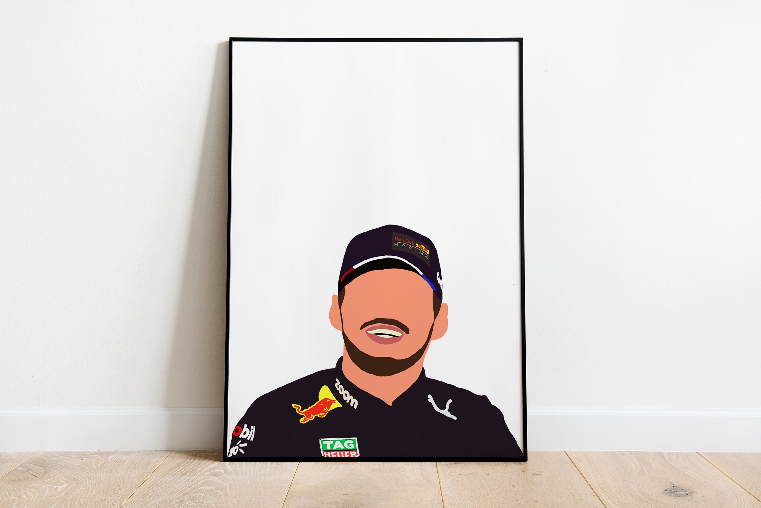 Max Verstappen Formula 1 Printable Wall Art | Redbull | F1 Hand Drawn ...