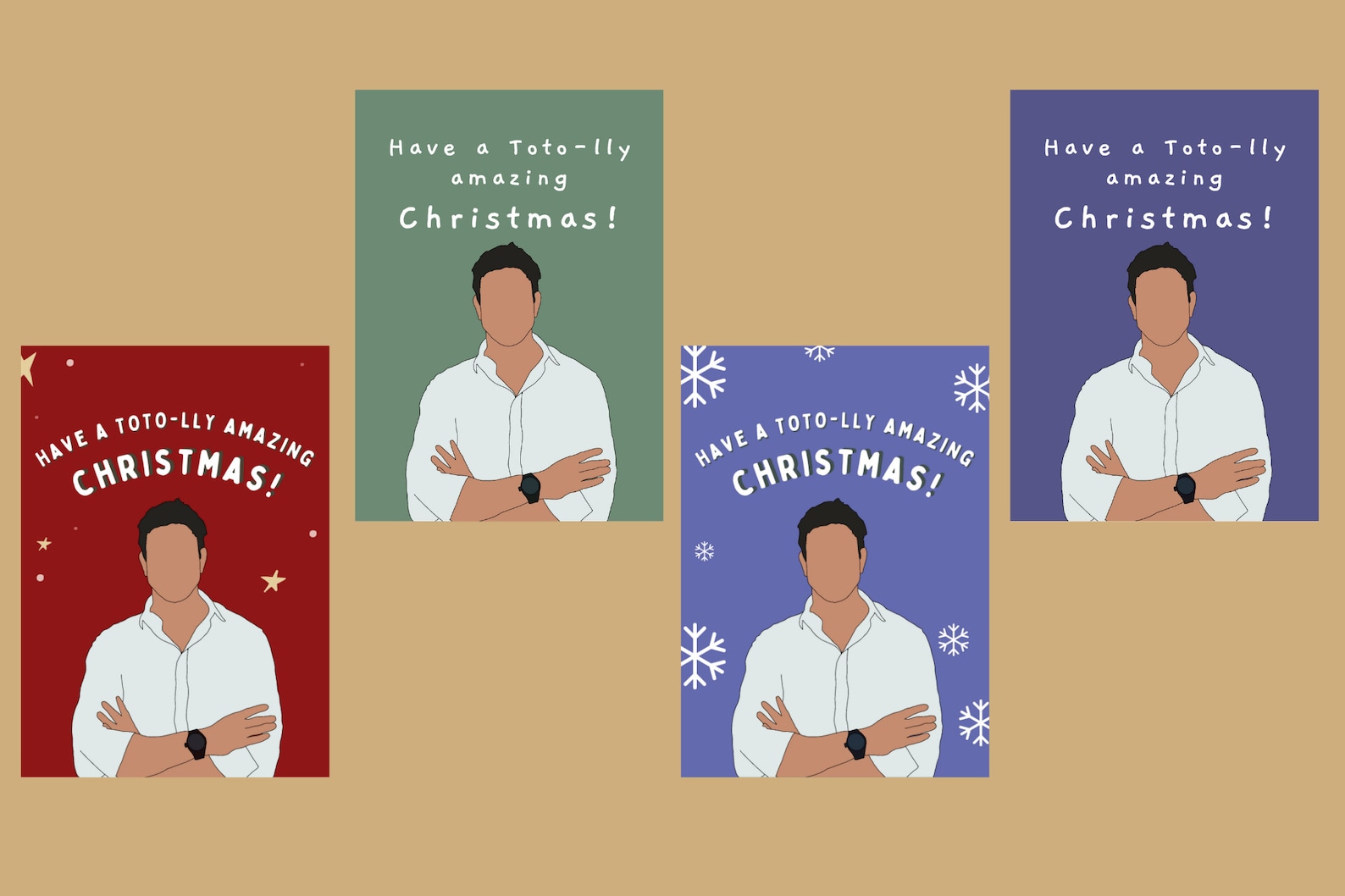 Toto Wolff Formula 1 Christmas Card Printable | 4 Designs | F1 ...