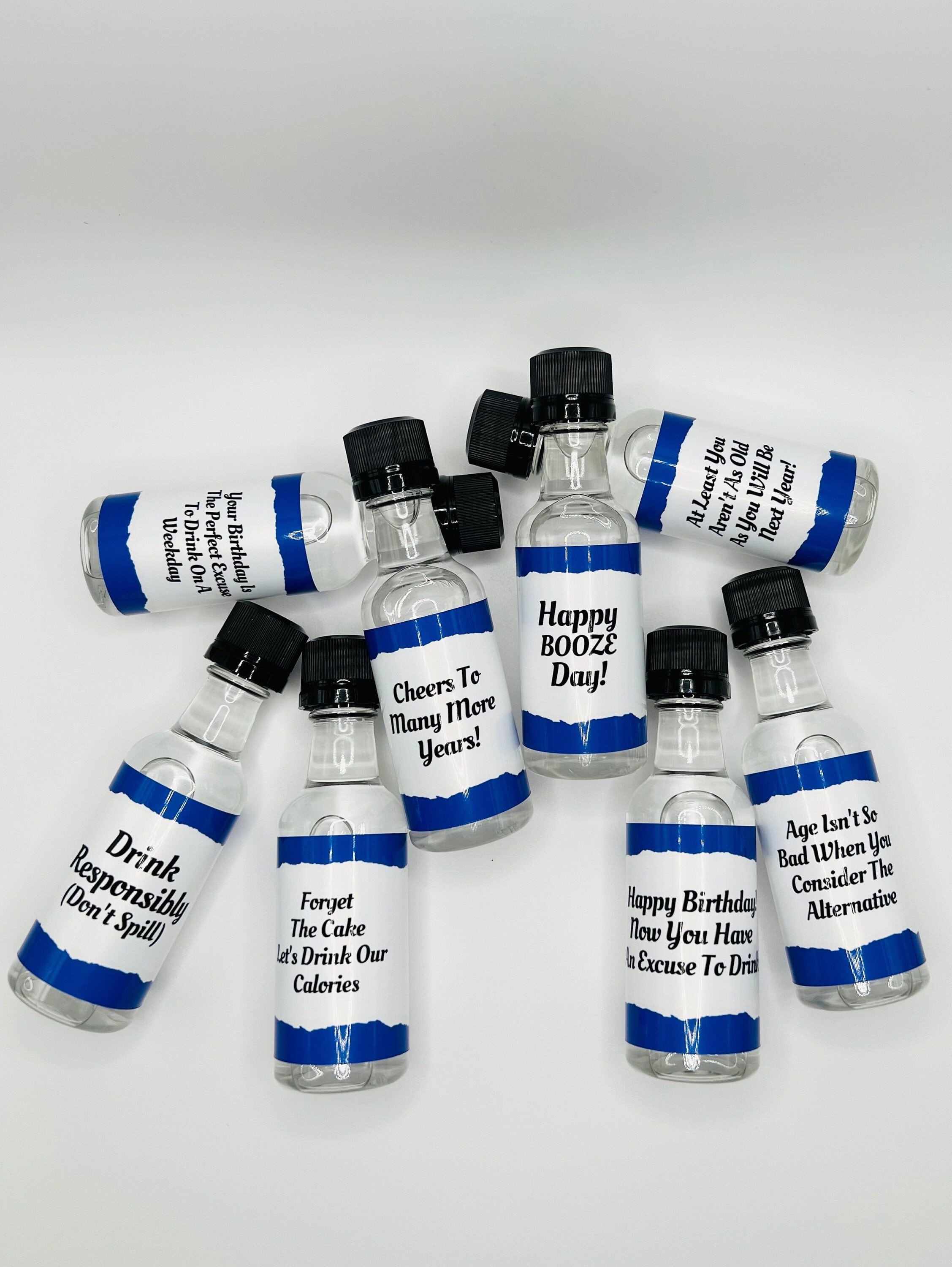Mini Shot Labels Adult Birthday Party Favors Shooter Bottles - Etsy