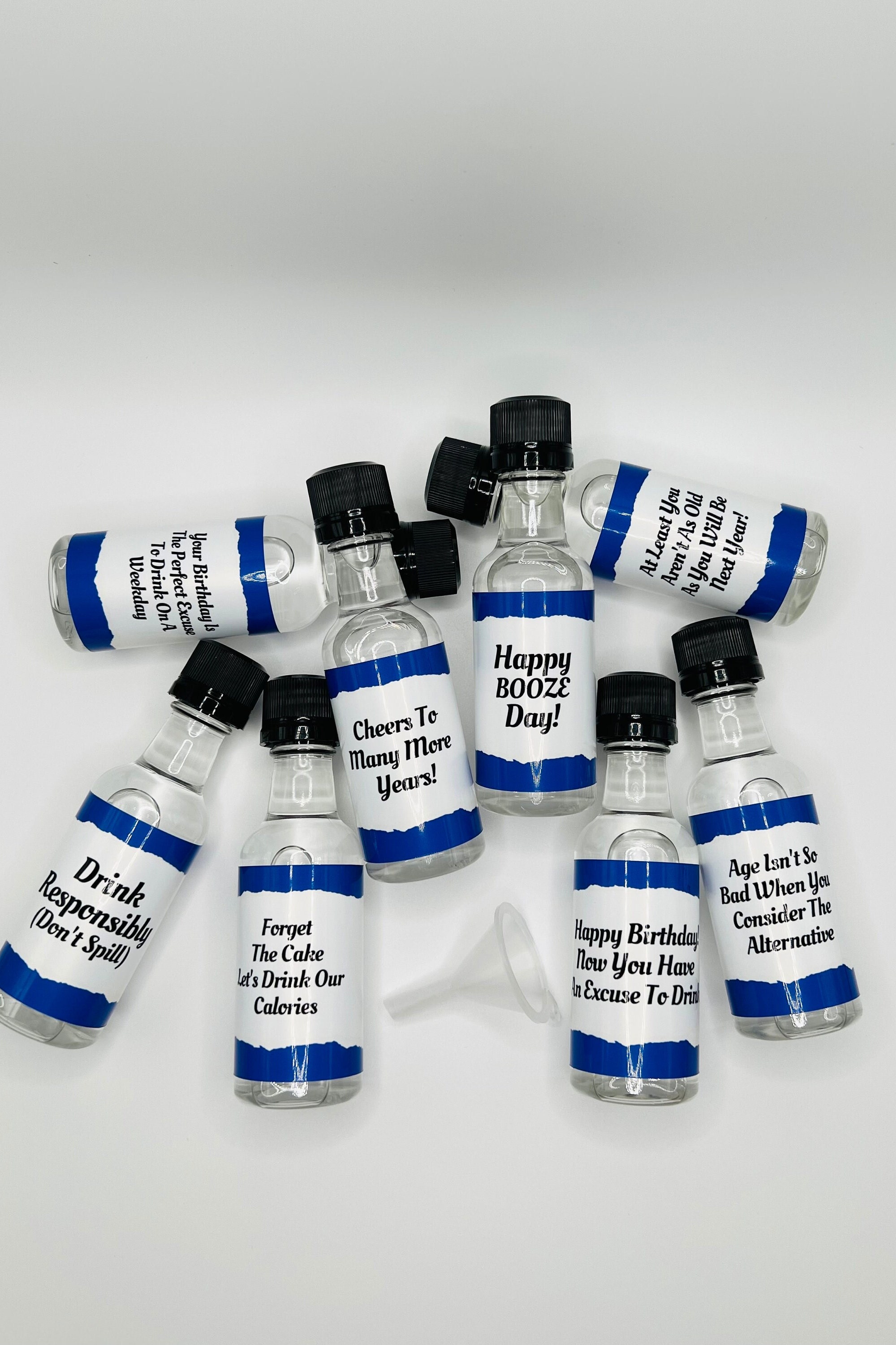Mini Shot Labels Adult Birthday Party Favors Shooter Bottles - Etsy
