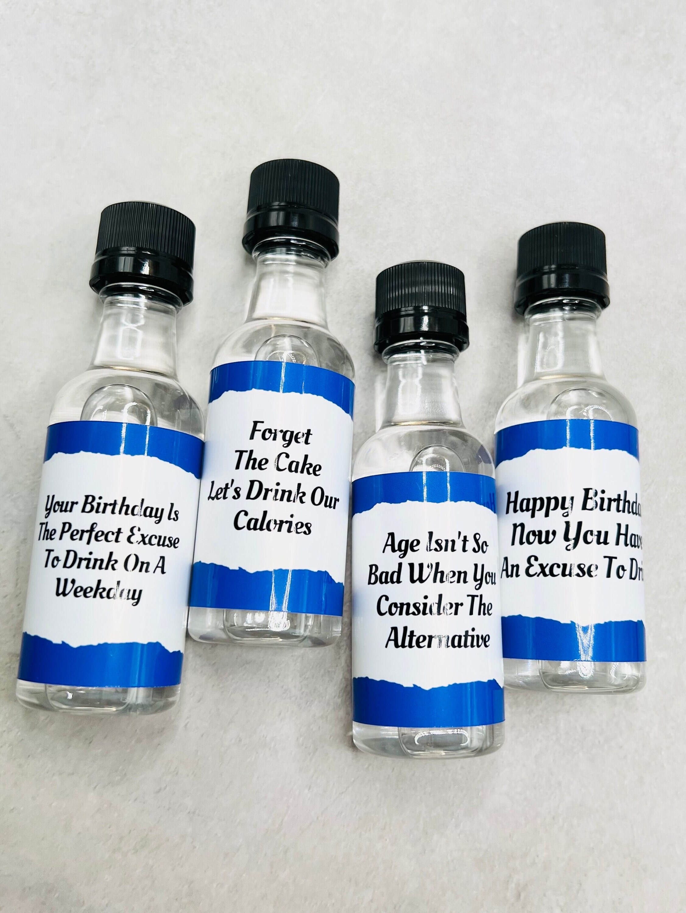 Mini Shot Labels Adult Birthday Party Favors Shooter Bottles - Etsy