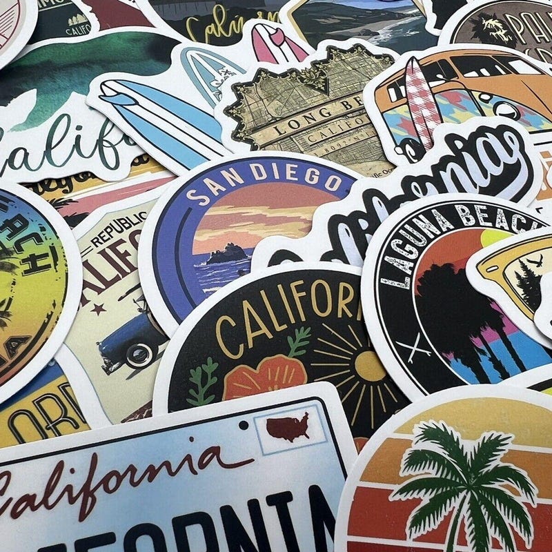 California Sticker - Etsy