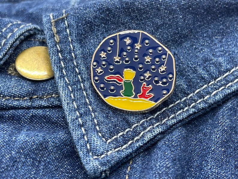 The Little Prince Enamel Pin Le Petit Prince Dark Blue Accessories ...