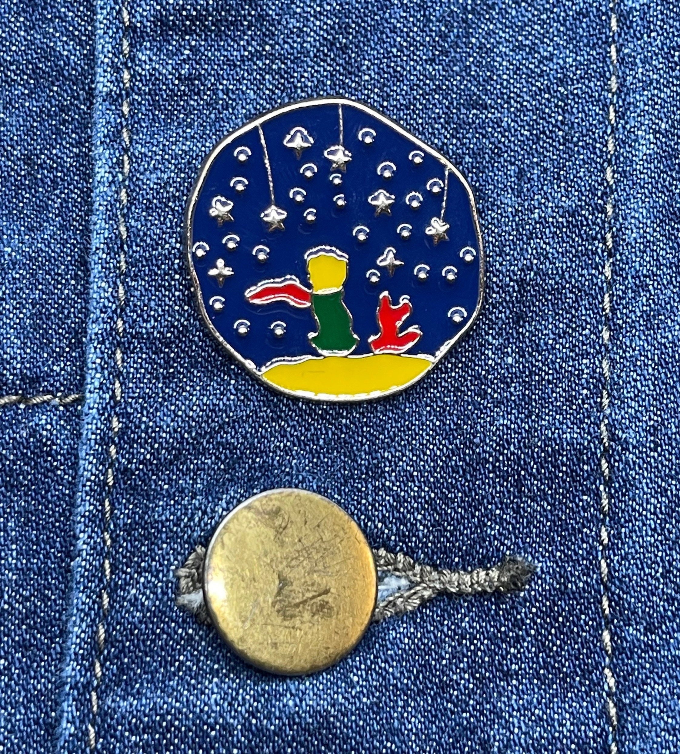 The Little Prince Enamel Pin - Le Petit Prince - Dark Blue Accessories ...