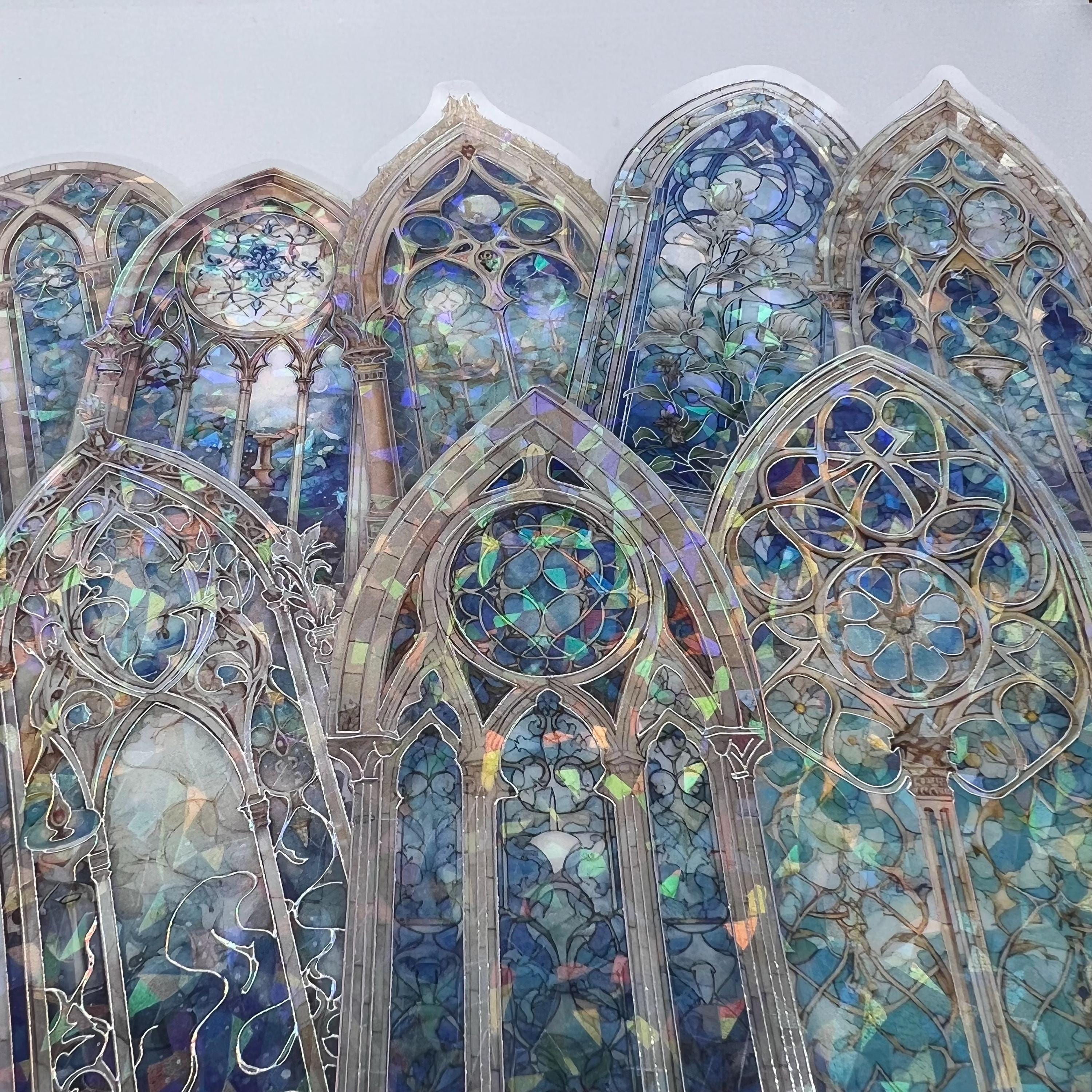 Mosaics On Glass Old Window Frames