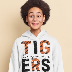 Tigers Png Distressed Retro Vintage Letters Files Digital Tiger Print ...
