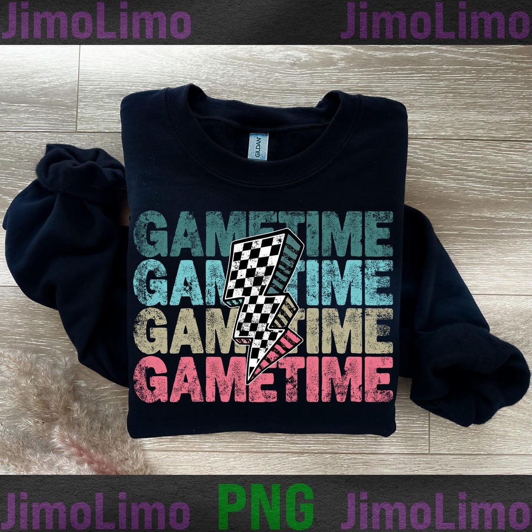 Game Time Png Lightning Bolt Png Checkered Png Grunge Distressed Retro ...