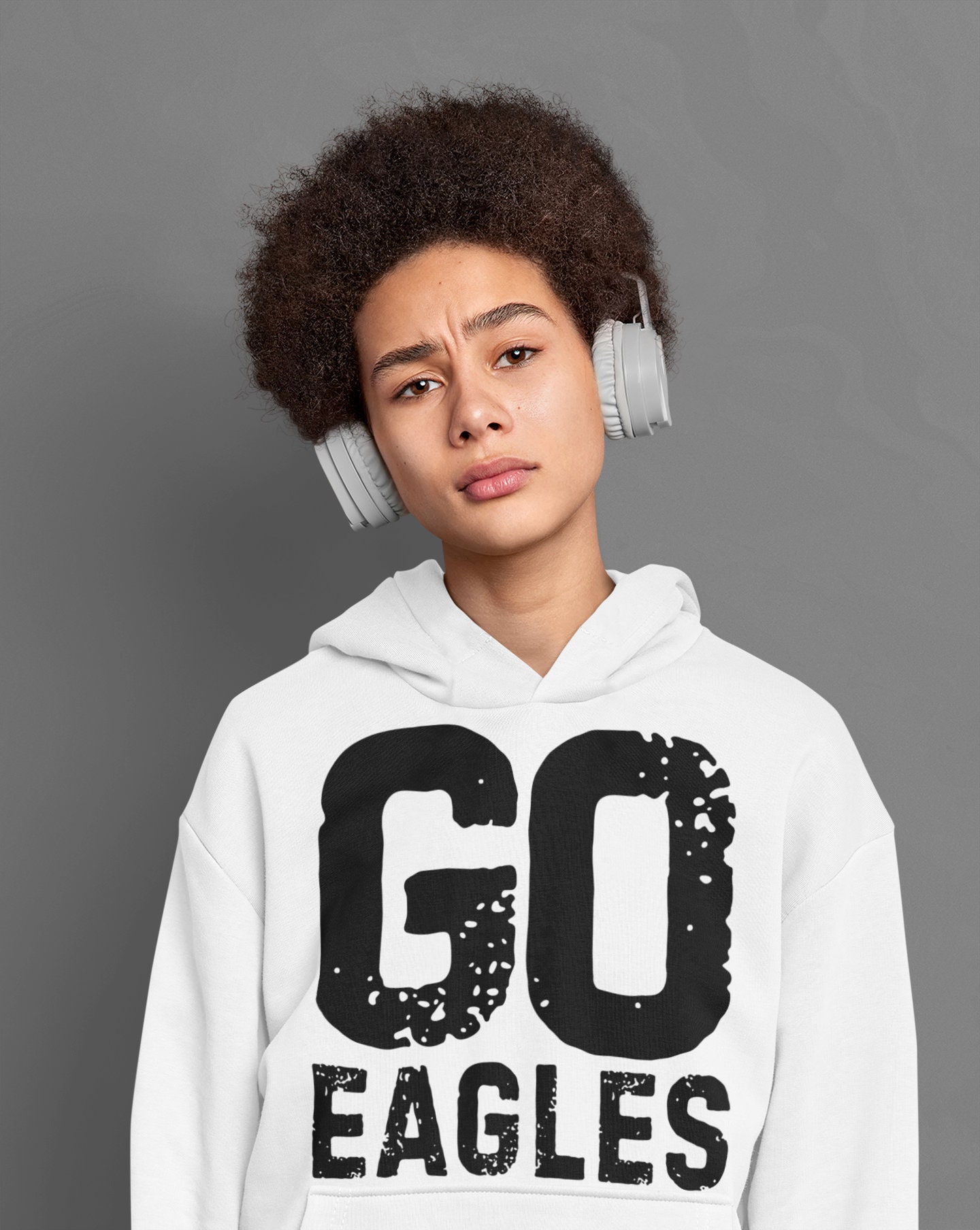 GO Eagles Png Distressed Retro Vintage Letters Files Digital Print ...