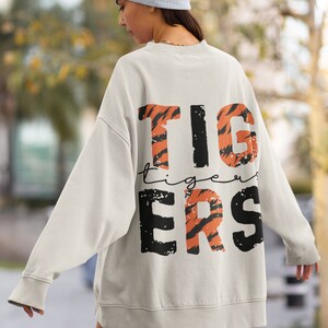 Tigers Png Distressed Retro Vintage Letters Files Digital Tiger Print ...