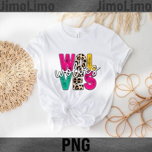 Wolves Png Distressed Leopard Cheetah Pattern Retro Vintage Letters ...