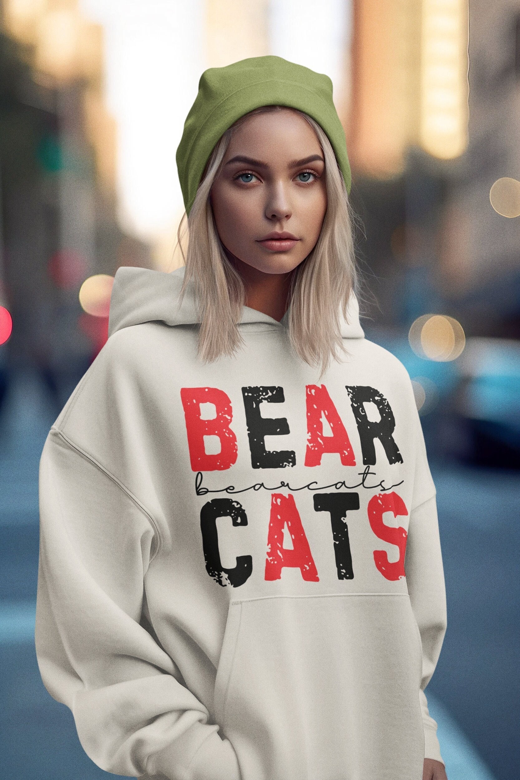 Bearcats Png Distressed Leopard Retro Vintage Letters Files Bearcats ...