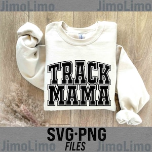 Track Mama SVG PNG | Varsity Letters, Sport Mom Life (digital Download ...