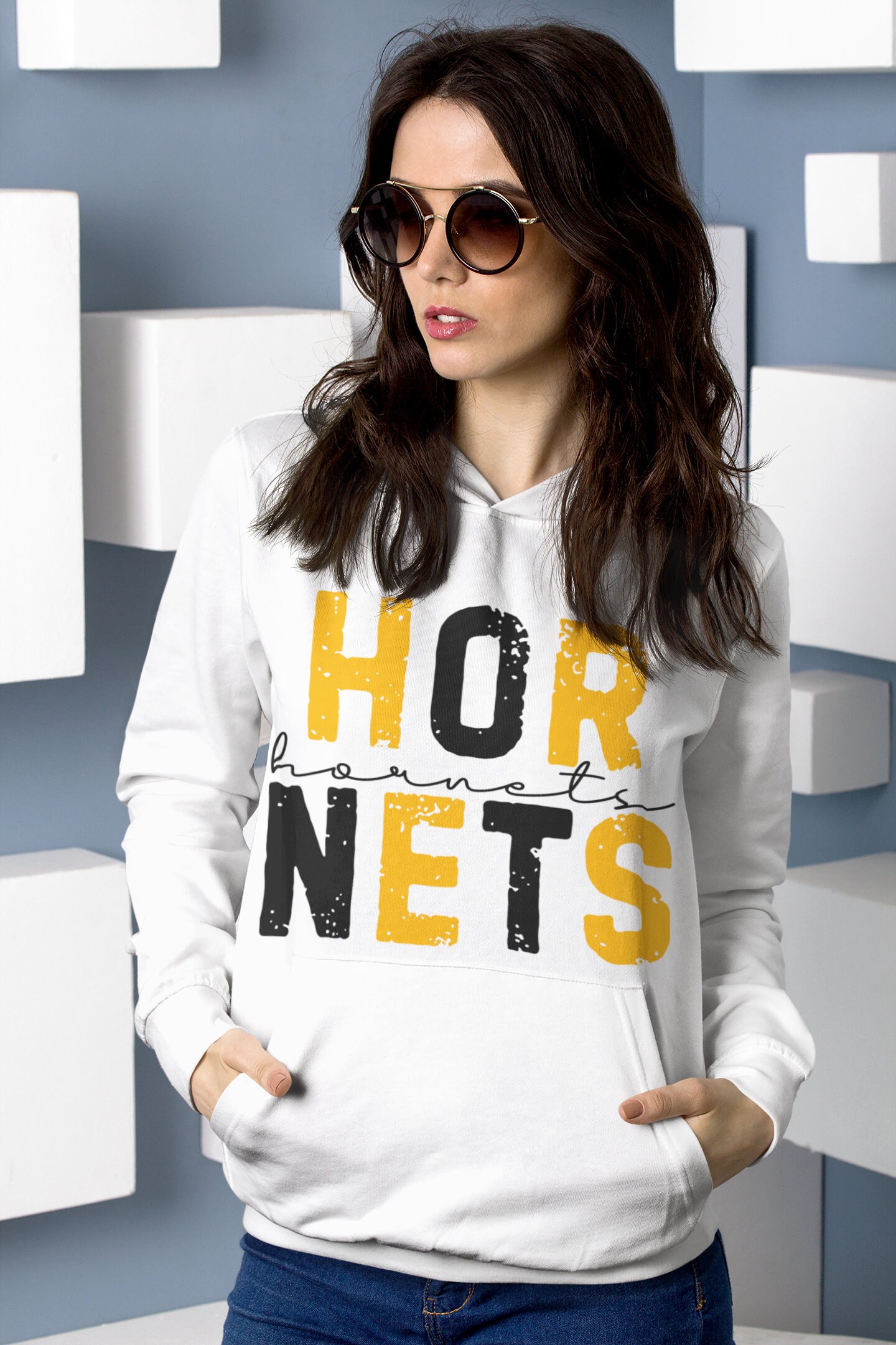Hornets Png Distressed Retro Vintage Letters Files Digital Hornet Print Sublimation Sport Design ...