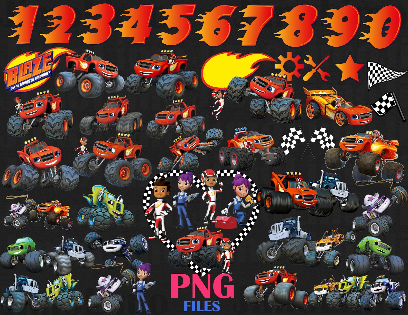 Best Bundle Blaze PNG Design 50 Png Files Digital Sublimation Blaze ...