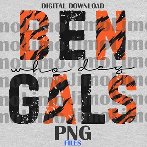 Bengals Png Distressed Retro Vintage Letters Files Bengal Digital Print ...