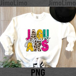 Jaguars Png Leopard Cheetah Pattern Distressed Retro Vintage Letters ...