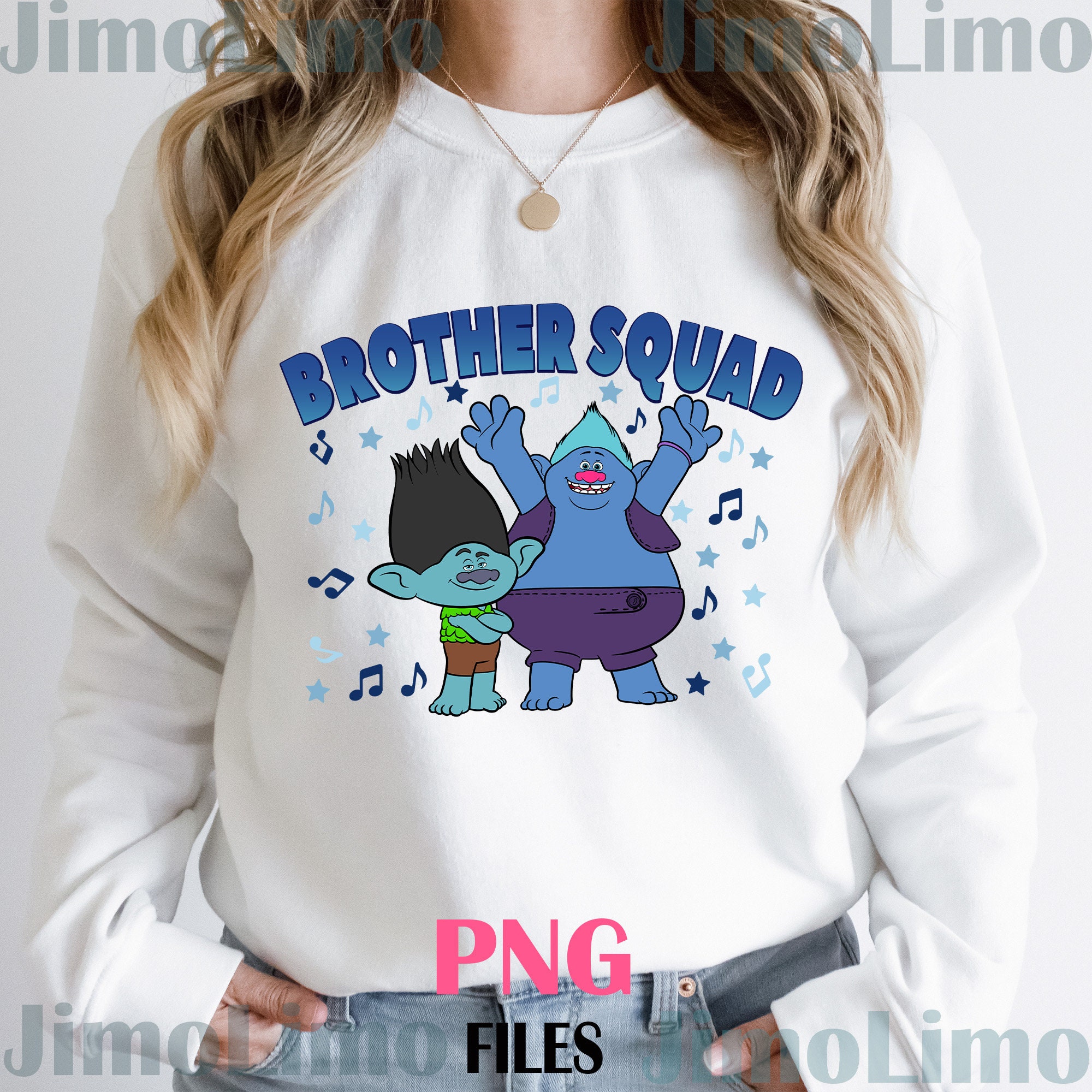 Trolls Png Brother Squad Trolls 3 Custom Listing PNG Design Files ...