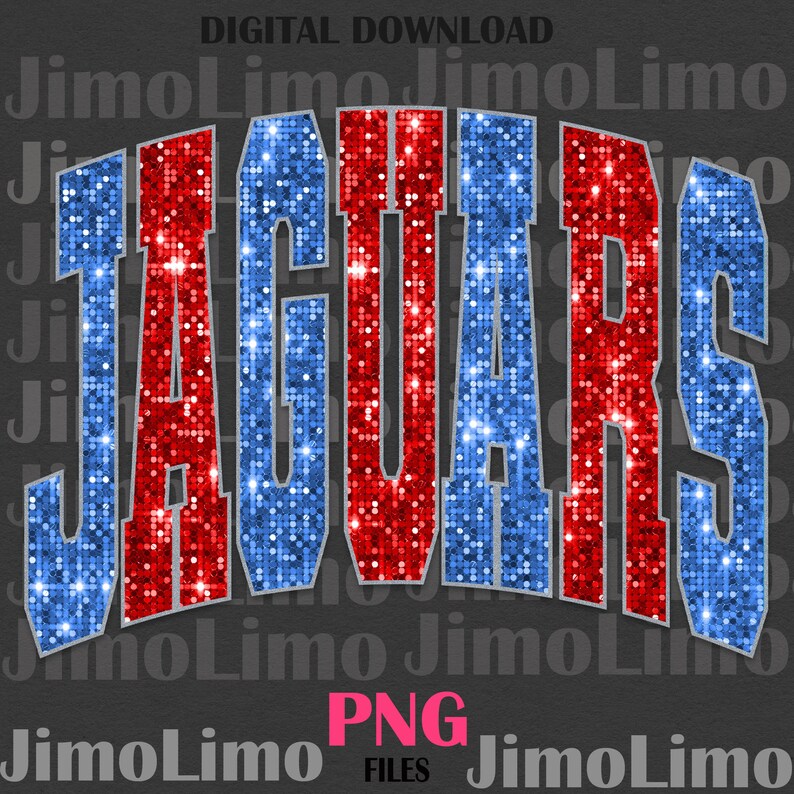 Glitter Jaguars PNG, Retro Print Design (digital Download) - Etsy