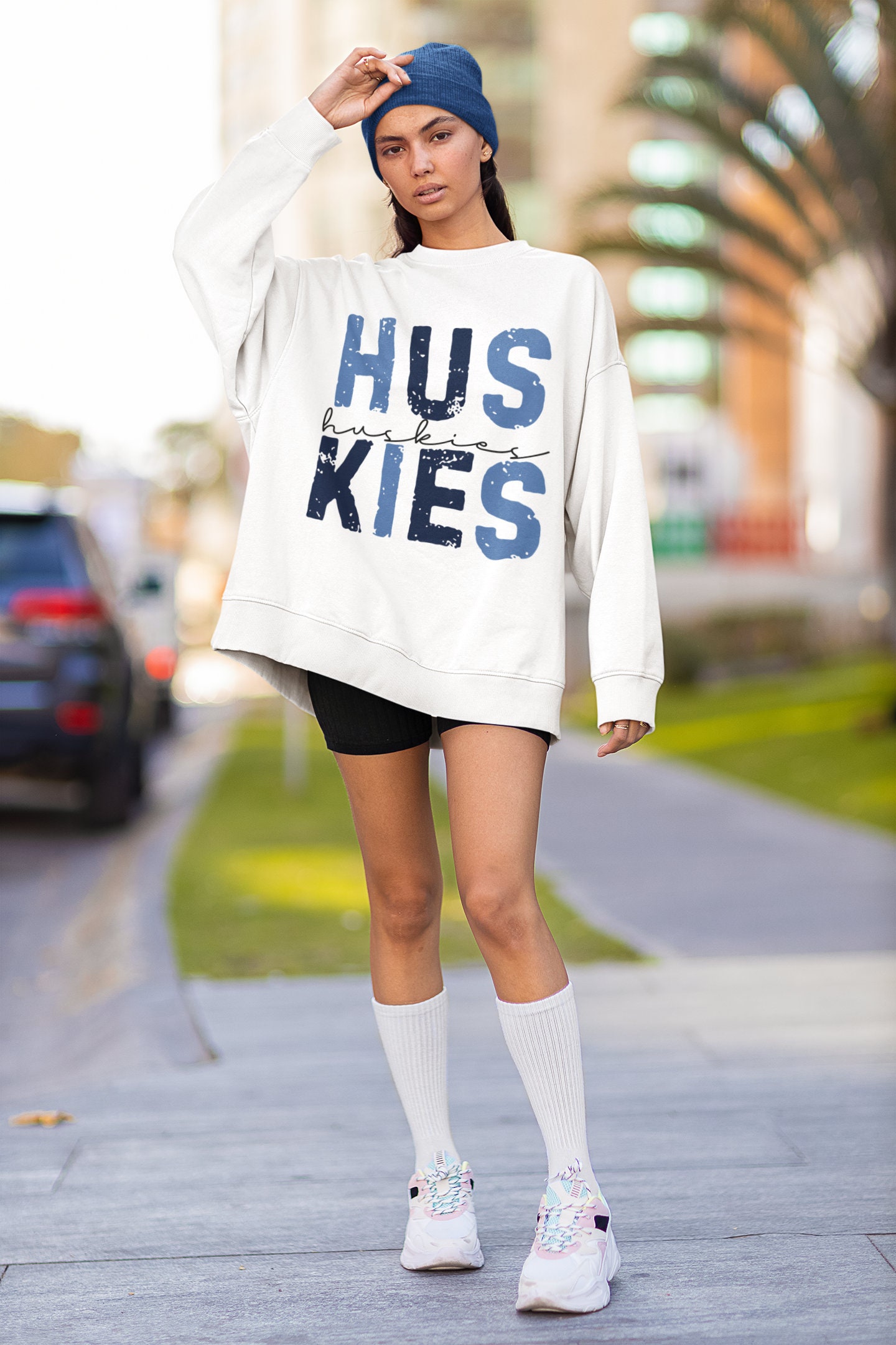 Huskies Png Distressed Retro Vintage Letters Files Huskie Digital Print ...