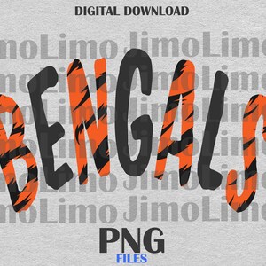 Bengals Png Distressed Retro Vintage Letters Files Bengal - Etsy