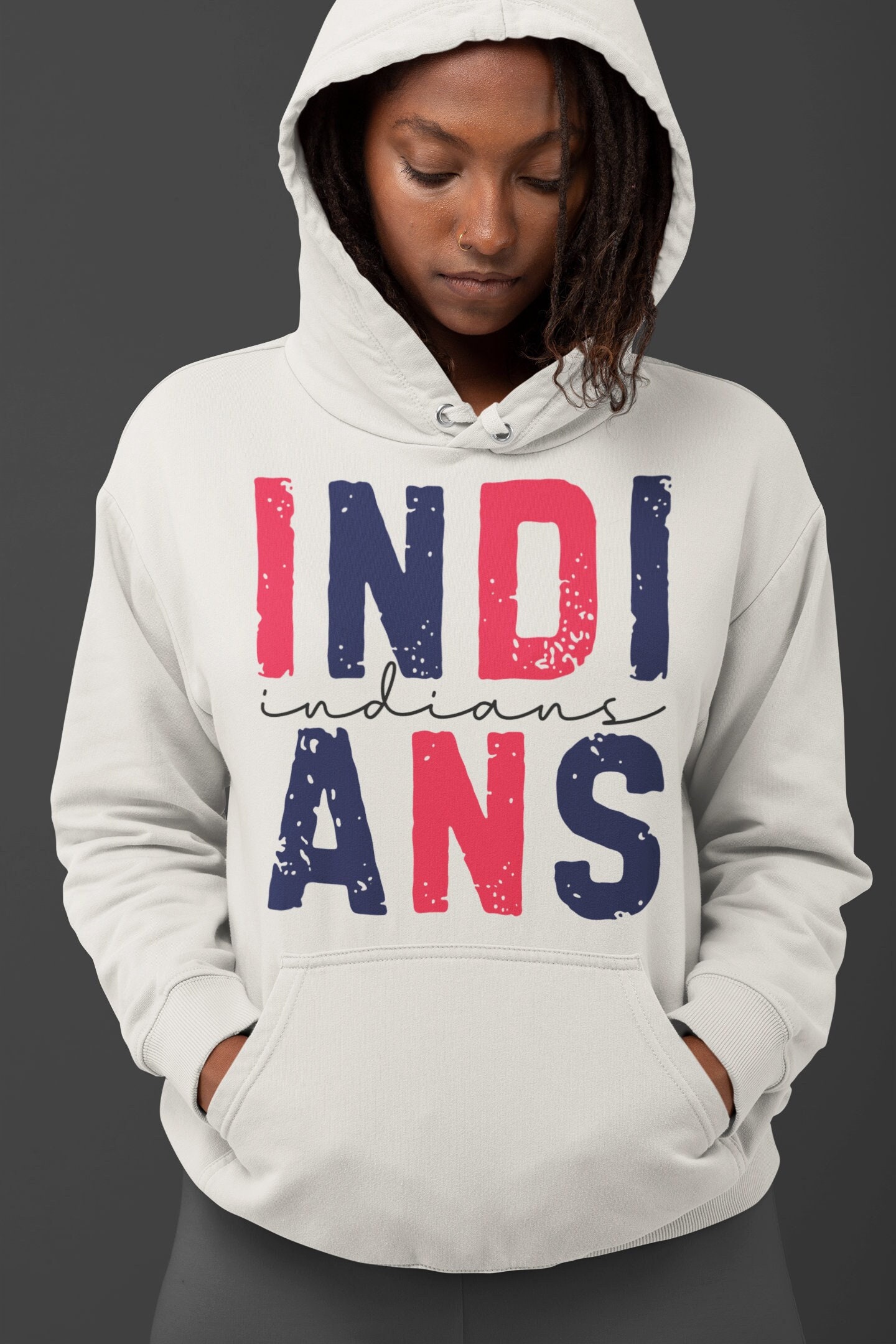 Indians Png Distressed Retro Vintage Letters Files Indian Digital Print ...