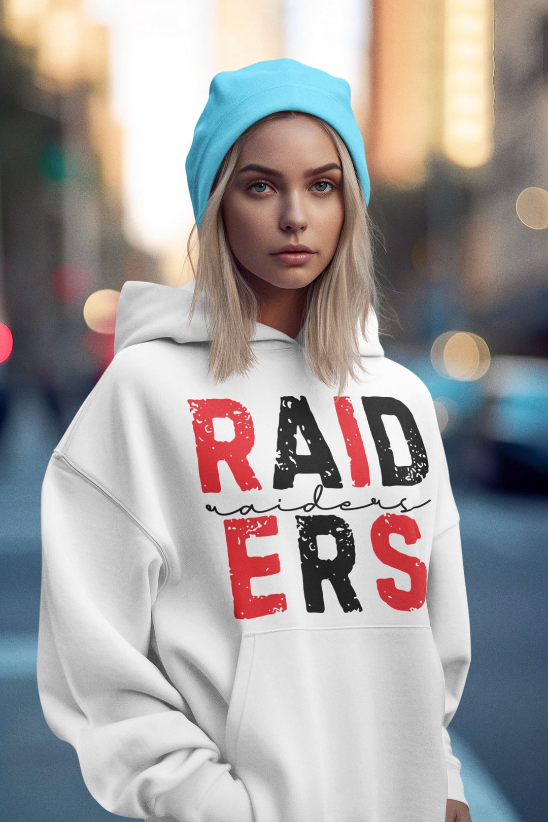 Raiders Png Distressed Retro Vintage Letters Files Digital Raider Print ...