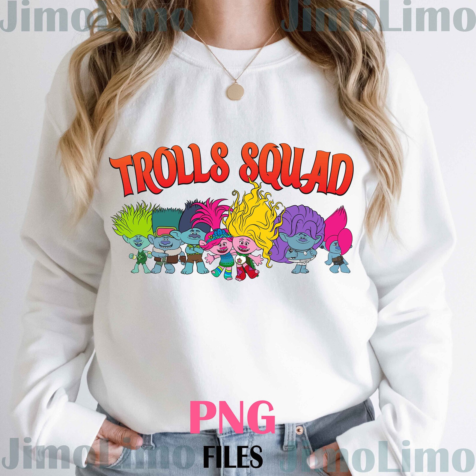 Trolls Squad PNG, Custom Birthday Design (digital Download) - Etsy
