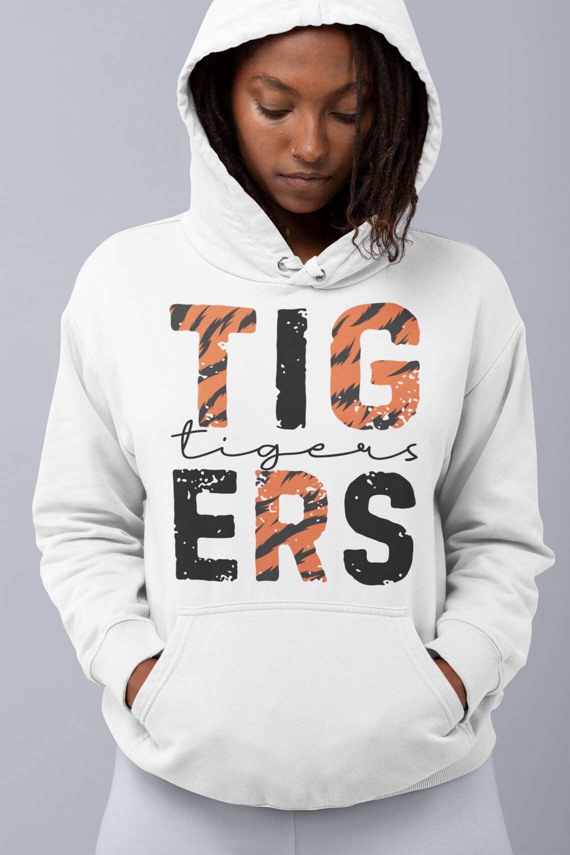 Tigers Png Distressed Retro Vintage Letters Files Digital - Etsy