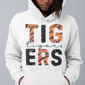 Tigers Png Distressed Retro Vintage Letters Files Digital Tiger Print ...