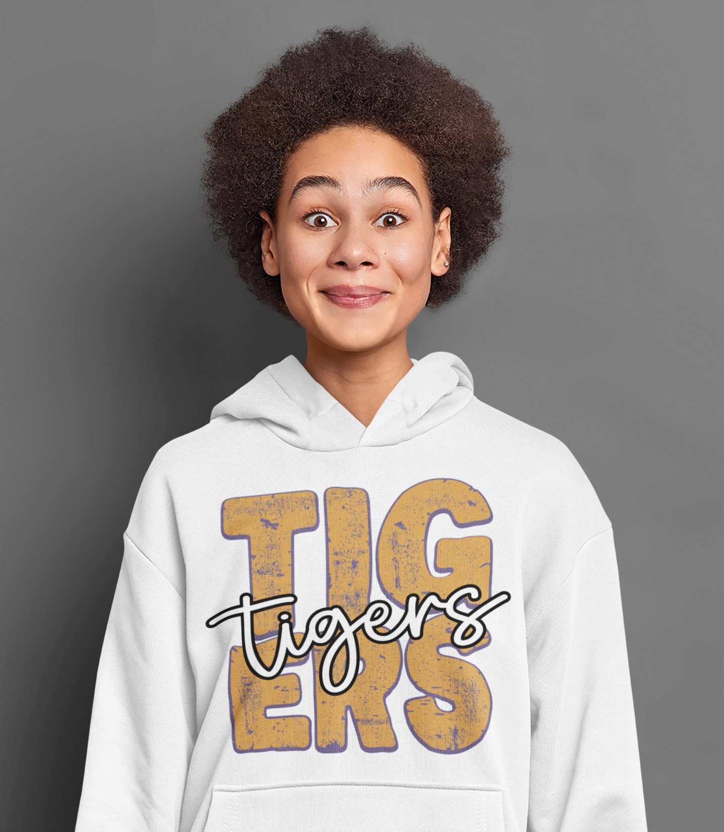 Tigers Png Distressed Retro Vintage Letters Files Digital - Etsy