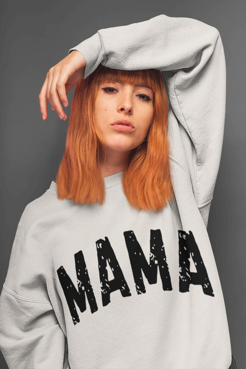 Mama Png File Digital Distressed Letters Retro Mama Print Shirt Design ...