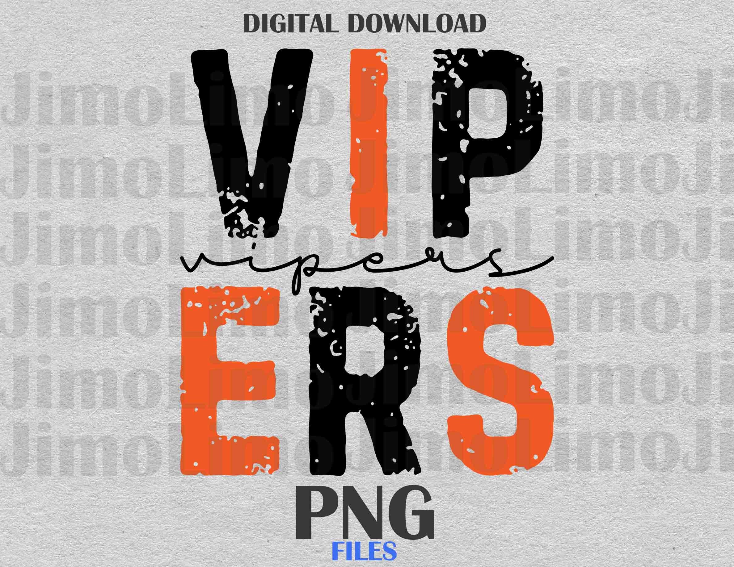 Vipers Png Distressed Retro Vintage Letters Files Viper Digital Print ...
