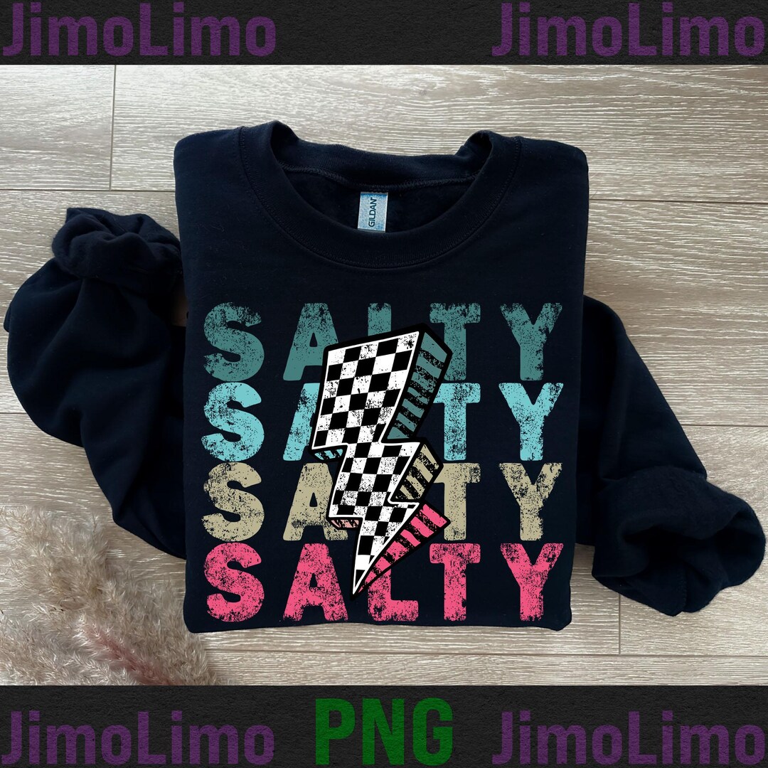 Bolt Salty Png Lightning Bolt Summer Png Checkered Grunge Distressed ...