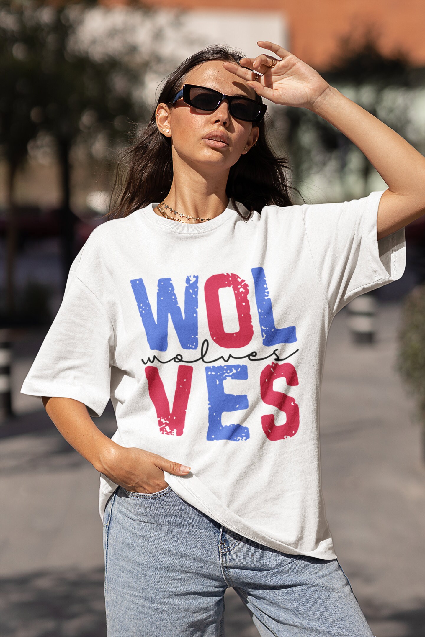 Wolves Png Distressed Retro Vintage Letters Files Wolves - Etsy