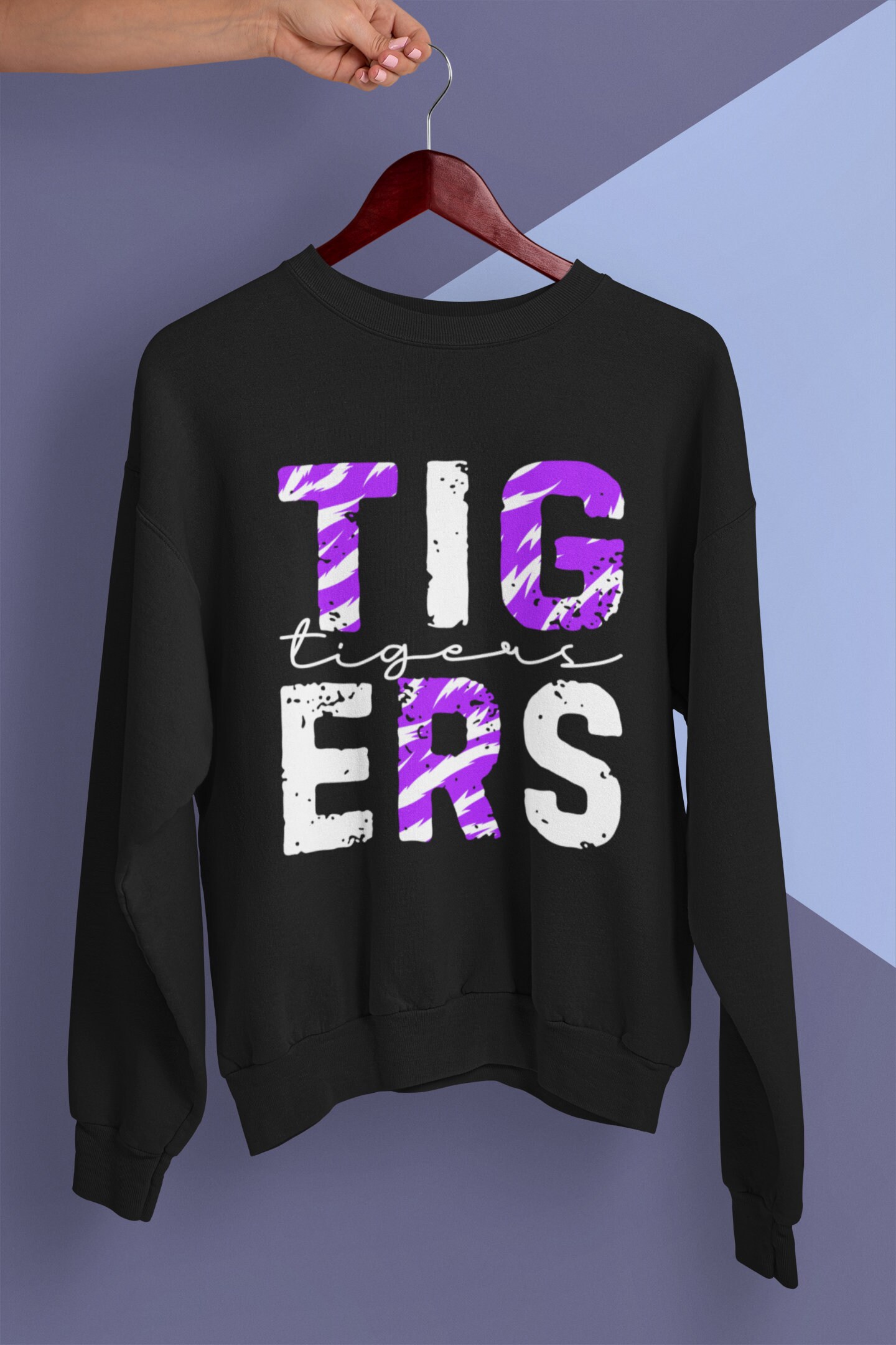 Tigers Png Files Distressed Retro Vintage Letters Tiger Stripes Print ...