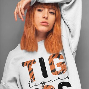 Tigers Png Distressed Retro Vintage Letters Files Digital Tiger Print ...