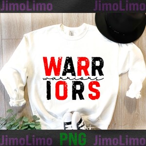 Warriors Png Distressed Grunge Retro Vintage Letters Files Digital ...