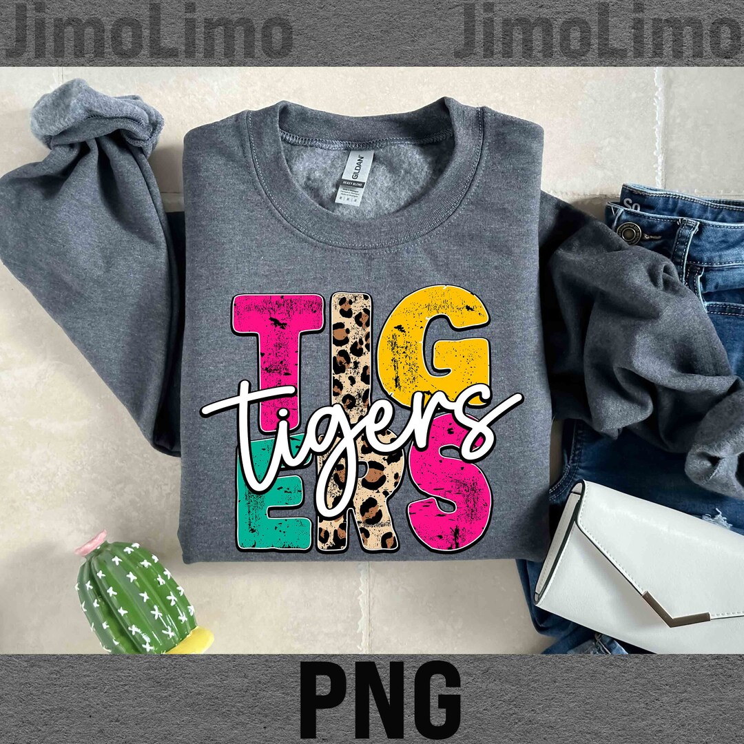 Tigers Png Leopard Pattern Distressed Retro Vintage Letters Files ...